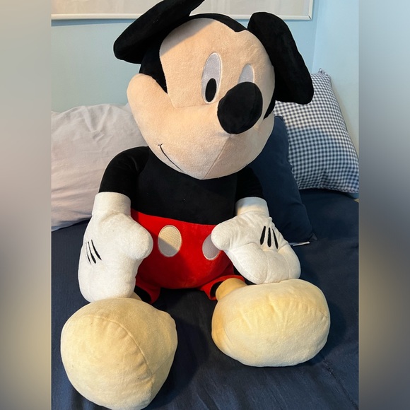 Disney | Toys | Disney Large Mickey Mouse Stuffed Animal Measurements ...